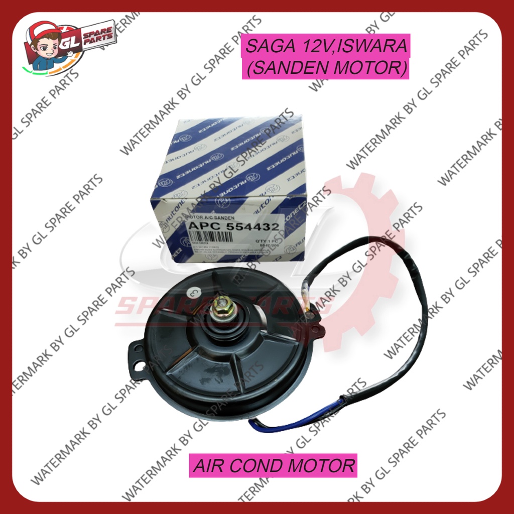 AIR COND MOTOR (SANDEN TYPE) PROTON SAGA 12V / ISWARA (PC554432 ...
