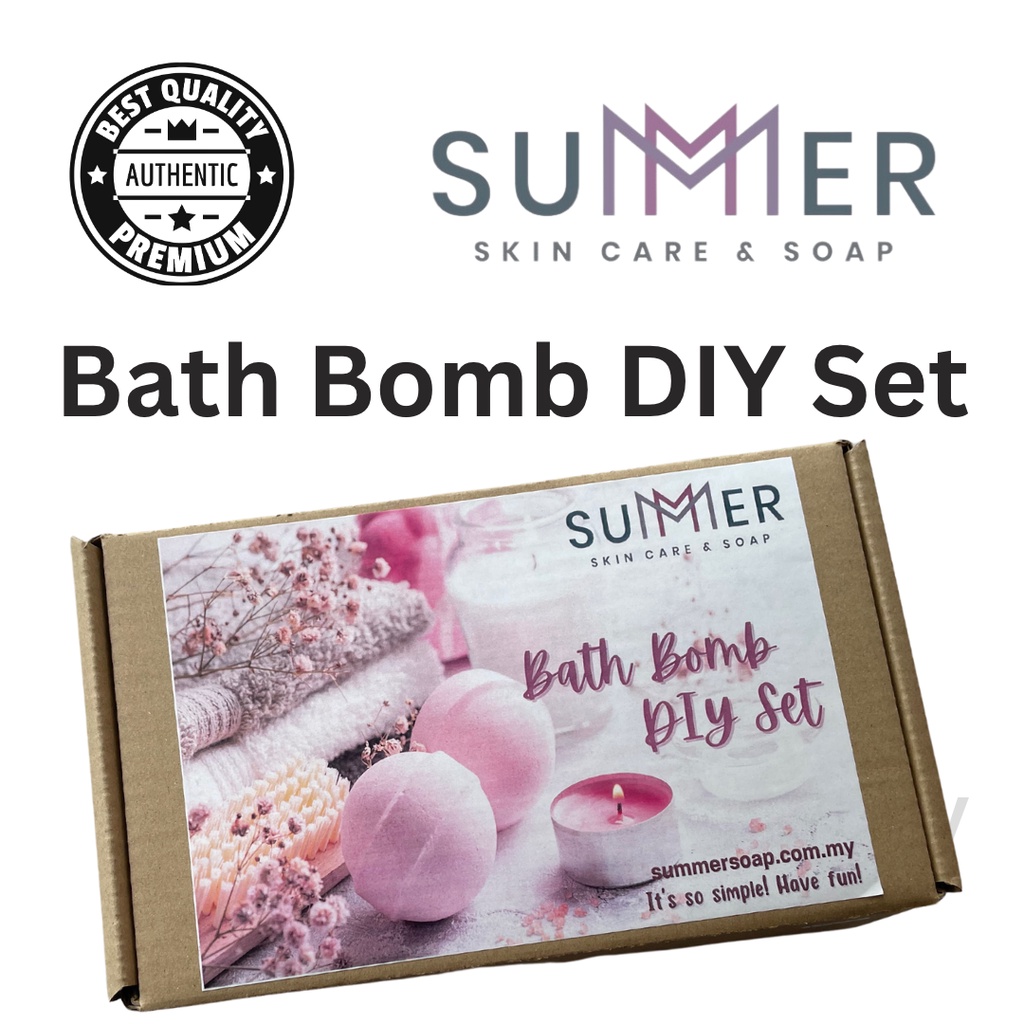 Summer Soap Bath Bomb DIY Set Handmade Bathbomb Soda Powder | Shopee ...