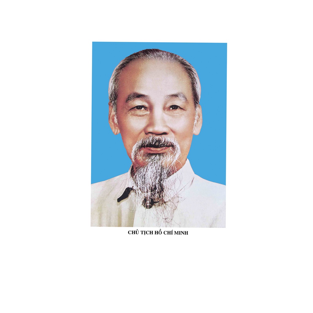 Altar image, hanging painting of Uncle Ho, President Ho Chi Minh + full ...
