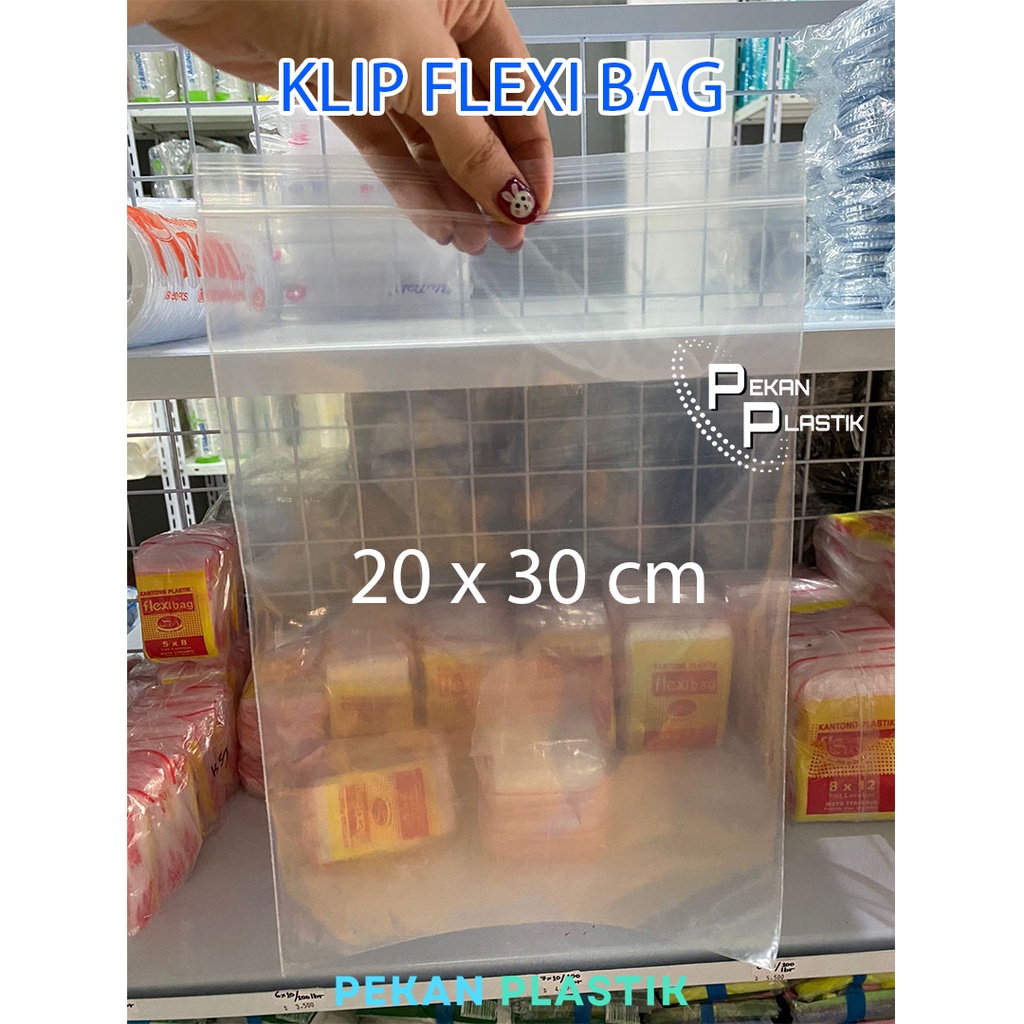 Plastic Flexi Bag Clip 20 X 30 cm | Contents 100 pcs | Shopee Malaysia