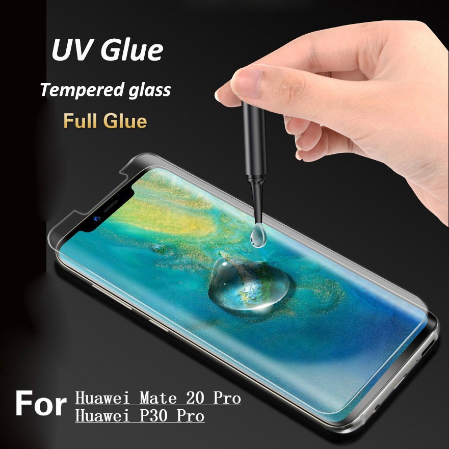 Huawei P30 Pro P40 Pro Plus P50 Pro / Mate 20 Pro 30 Pro 40 Pro Plus 50 Pro UV Light Tempered ...