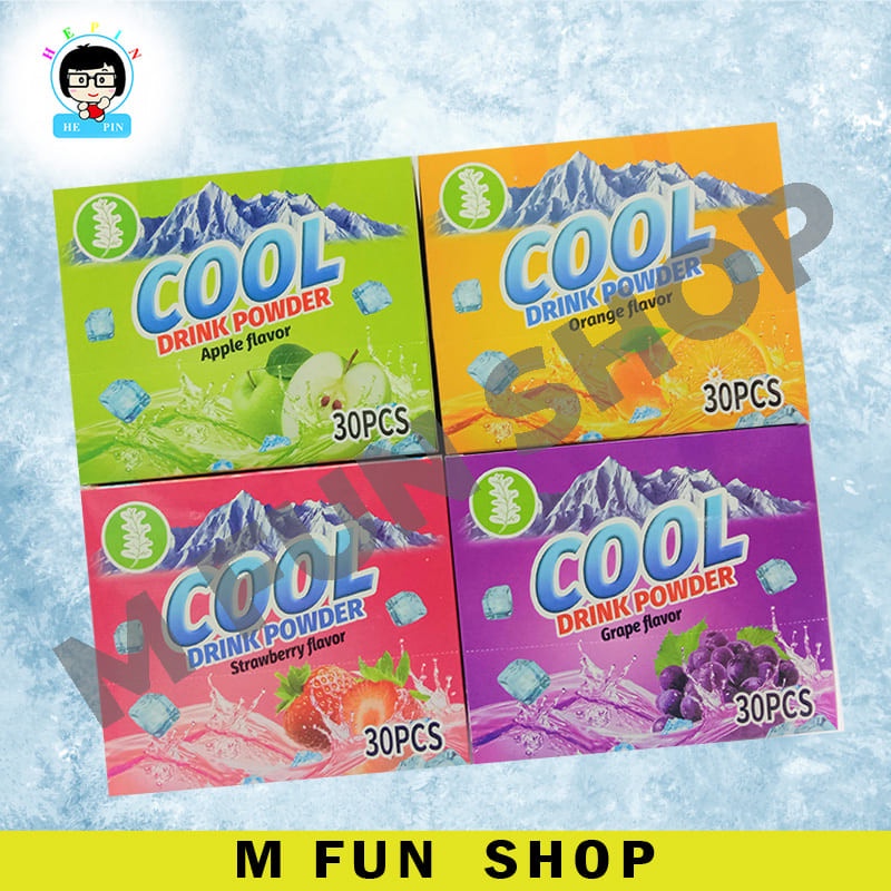 *Viral Tik Tok* Leaf 30Pcs New Pop Dringk Cool Drink Powder Mix Fruit ...