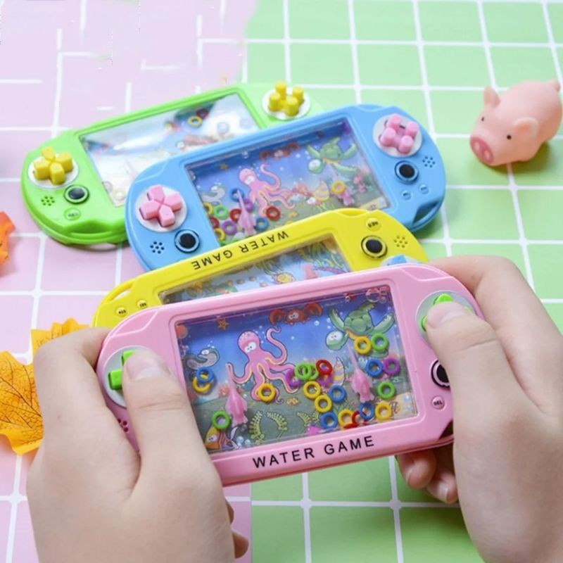 Children Toy Water Circle Game Machine Handheld Game Machine Water ...