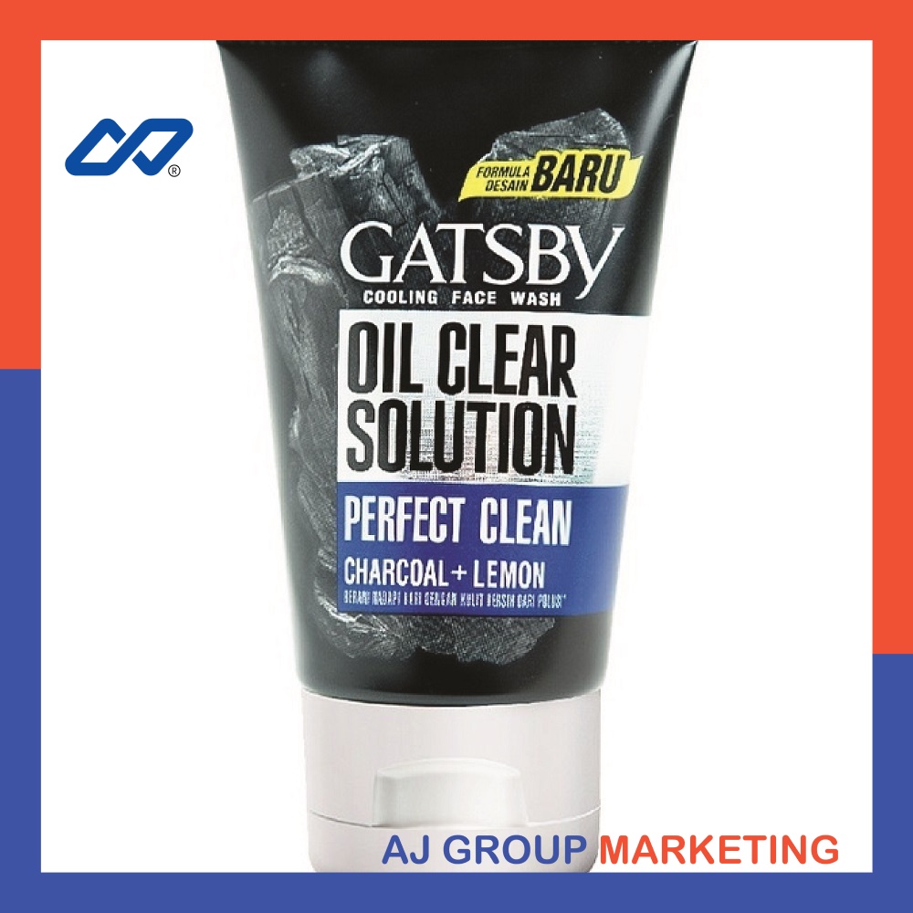 Gatsby Oil Clear Solution Perfect Clean Cooling Face Wash (100g) | Shopee Malaysia