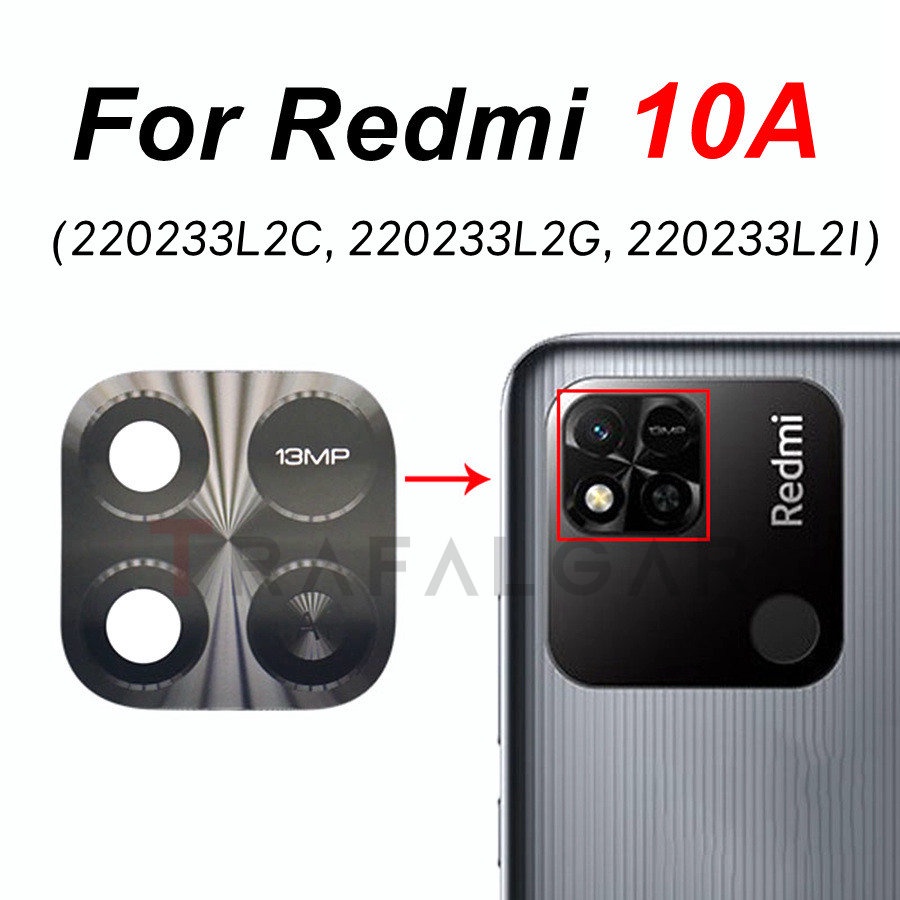 Rear Back Camera Glass Lens For Xiaomi Redmi 10A Replacement With ...