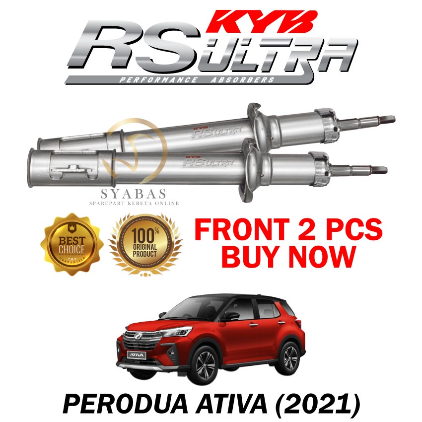 PERODUA ATIVA 2021 NEW DEPAN, BELAKANG DAN SET ORIGINAL ABSORBER KYB RS ...