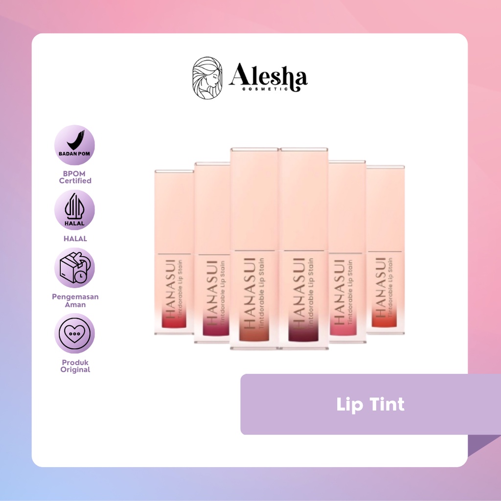 Hanasui Tintdorable Lip Stain - Lip Tint | Shopee Malaysia