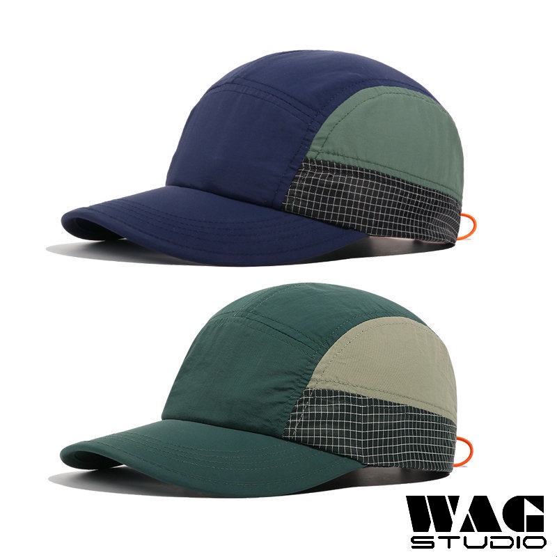WAG Hat | Ready Stock Plain Patchwork Adjustable Quick Dry 5 Panel Cap ...