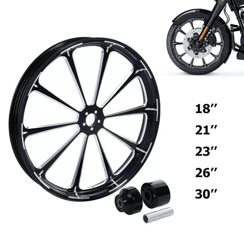 Motorcycle 18''-30'' Aluminum Front Wheel Rim Hub Single Disc For ...