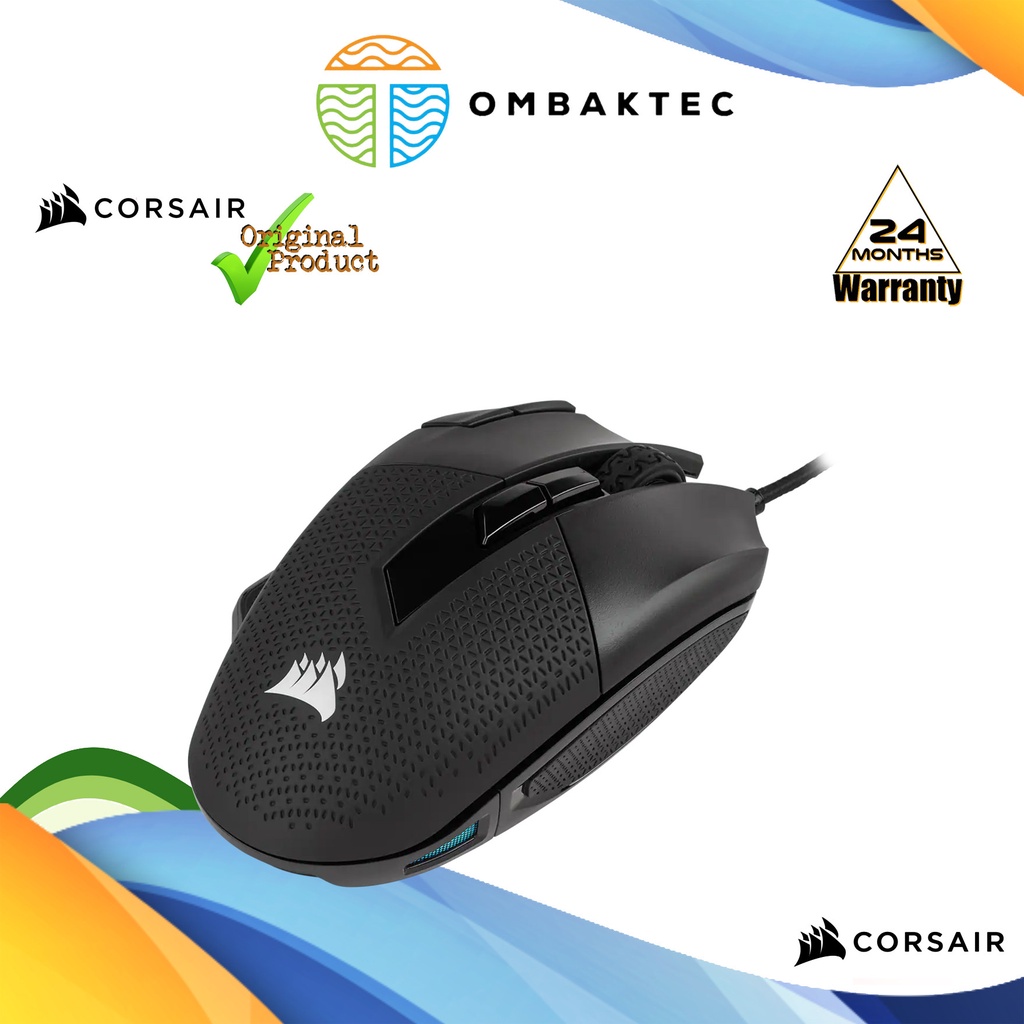 Corsair NIGHTSWORD RGB Tunable FPS/MOBA Gaming Mouse (CH-9306011-AP ...
