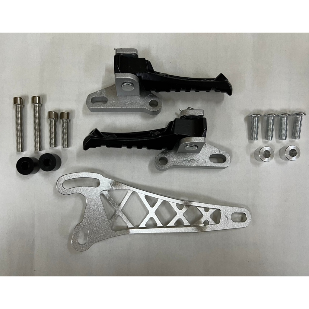 HONDA RS150 / RSX REAR RACING FOOTREST WITH EXHAUST BRACKET (NISSIN) (4 ...