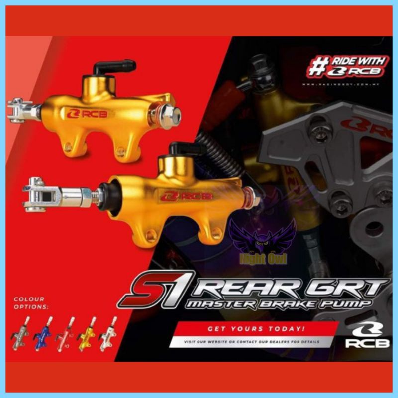 RCB S1 REAR MASTER PUMP SET LC135 LC5S FZ150 Y15ZR Y16ZR R15 Y125Z ...