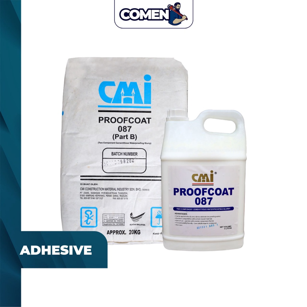 CMI Proofcoat 087 (A + B) 9KG + 20KG Bathroom Toilet Pond Waterproof ...