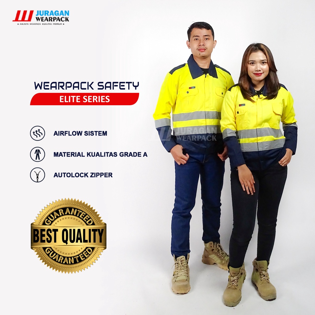 Squire Wearpack - Wearpack Safety Shirt Elite Model Yellow Navy Blue ...