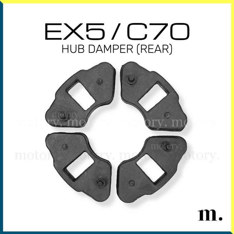 HONDA EX5 / C70 / GBO - HUB DAMPER (REAR) GETAH SPOCKET RUBBER DAMPER ...