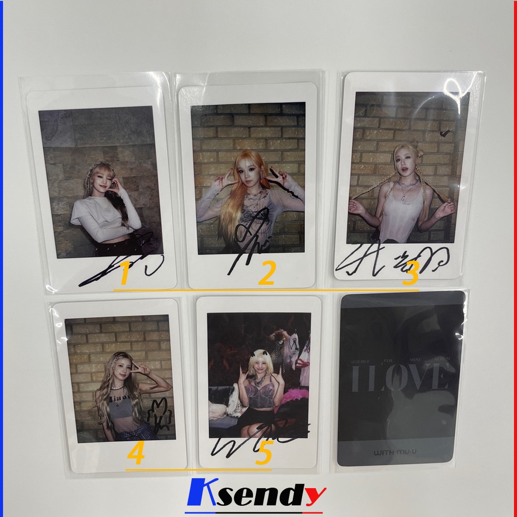 (G)I-DLE - I love POB CARD MEMBER select (WITHMUU) | Shopee Malaysia
