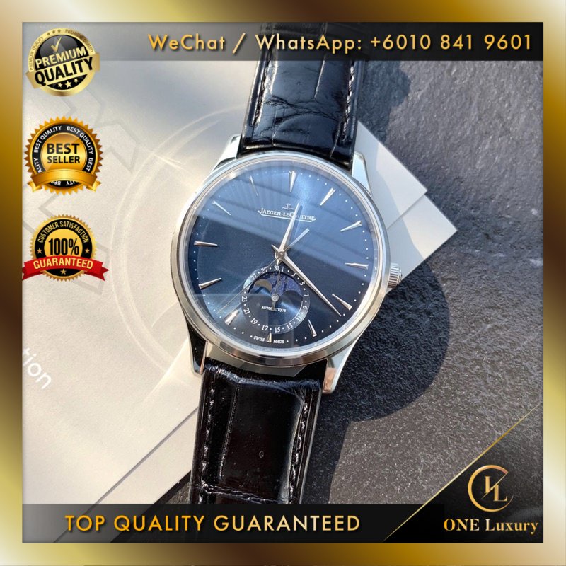 🔥SWISS TOP QUALITY🔥 JLC MASTER ULTRA THIN MOON BLUE DIAL | Shopee Malaysia
