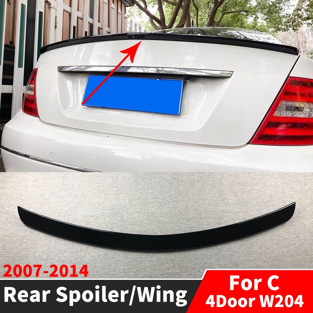 Deflector Body Kit Rear Spoiler Wing For Mercedes Benz C class W204 4 ...