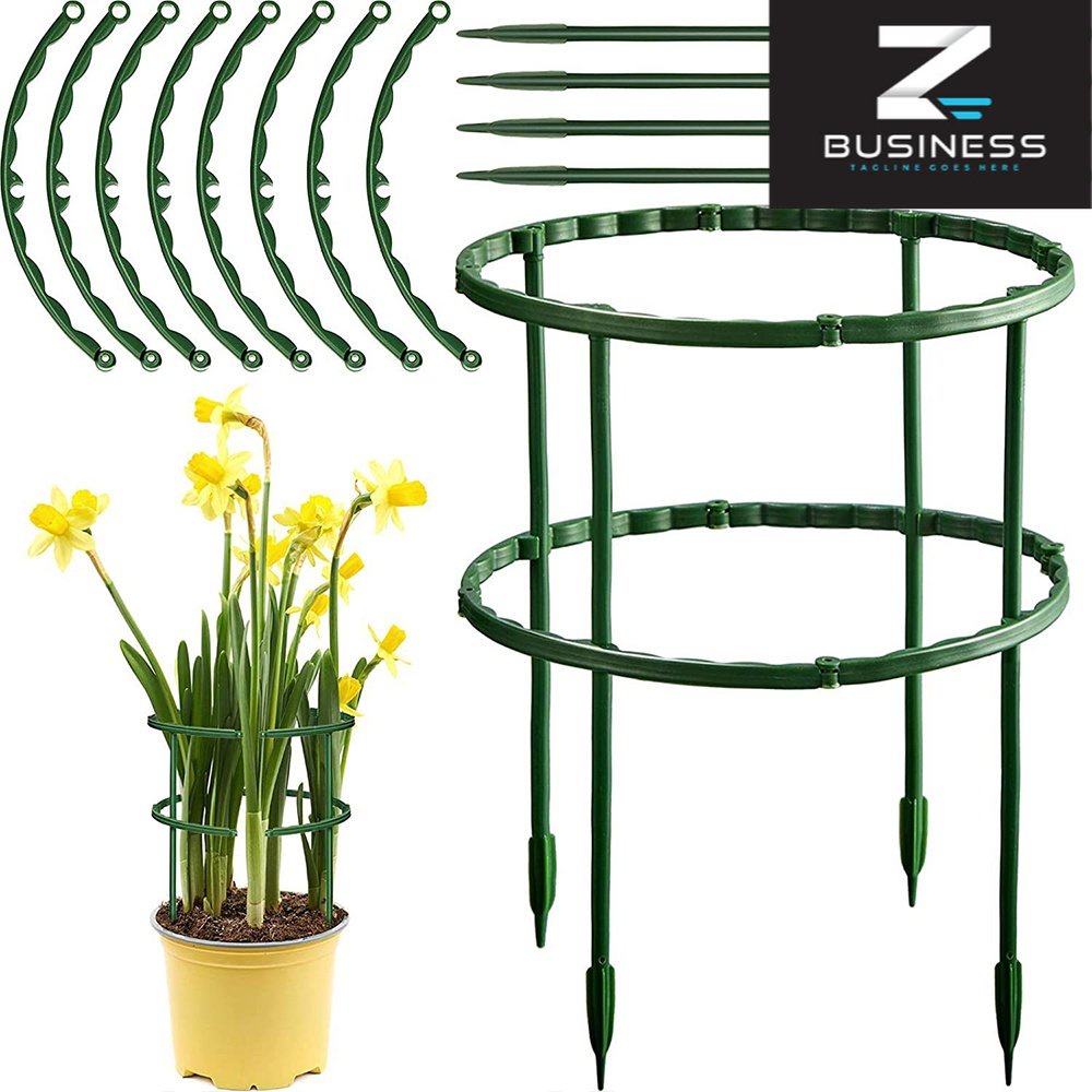 ZS Plant Support Cage Plie/Semi-Circle Green House Orchard Fixing Rod ...