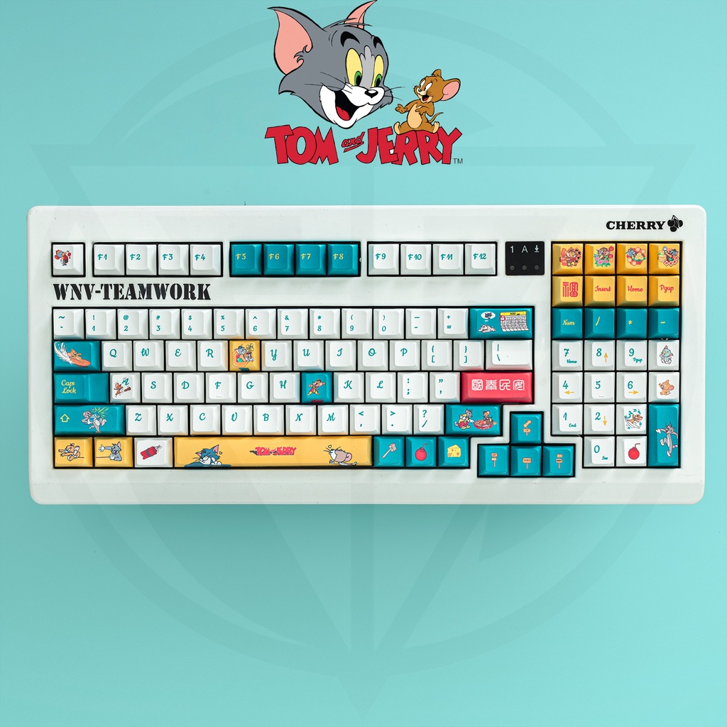 Tom and Jerry V2 cat keypad 137 THICK PBT IN Hayub | Shopee Malaysia