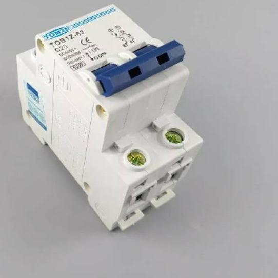 MCB DC 2 P 20A DC 440 V Direct Current Circuit breaker MCB C curve ...