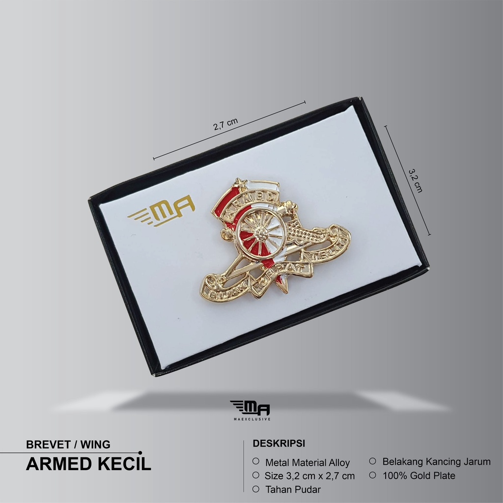 Small ARMED WING PDH BRIVET BREVET Small ARMED PIN | Shopee Malaysia