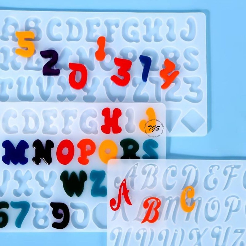 TGS Alphabet numeric Silicone Mold 26 English Alphabets | Shopee Malaysia