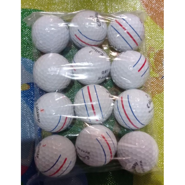 Second GRADE A CALLAWAY 3-line GOLF Ball 12PCS | Shopee Malaysia