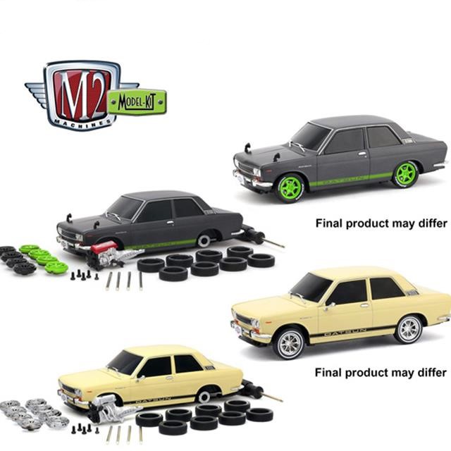 HITAM M2 Scale 1/24 Model Kit 1970 Datsun 510 Black Cream Chase Car ...