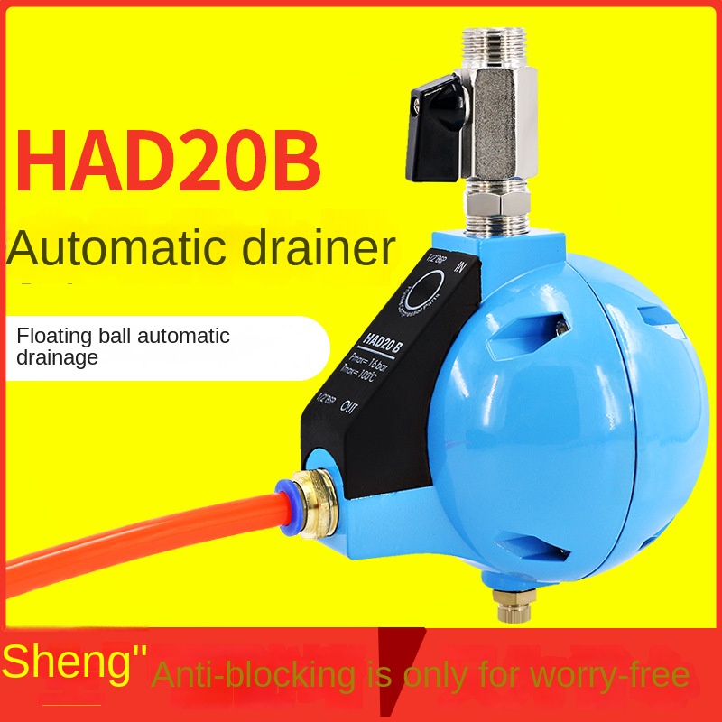 Check valve air compressor automatic drainer spherical air tank ...
