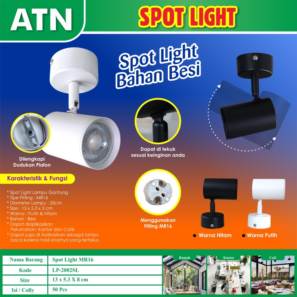 Spot Light Spotlight Shade/ MR16 Spotlight Fittings Ceiling Model ...