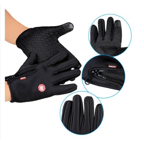 Men Winter Waterproof Thicken Warm Gloves /Men Fashion Thermal Soft ...