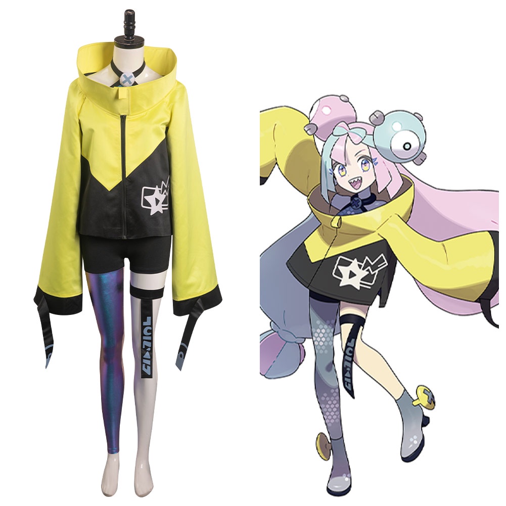 Scarlet and Violet Iono Cosplay Costume Outfits Halloween Carnival ...