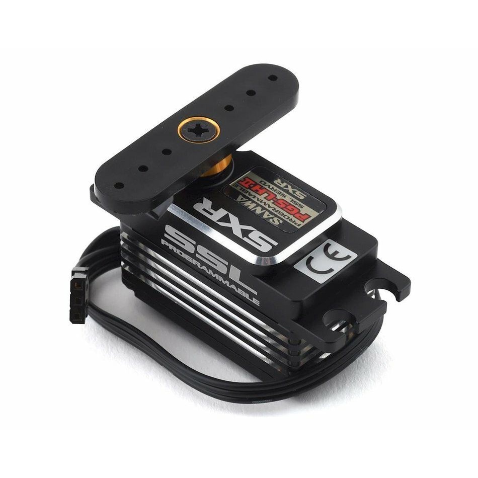 SANWA PGS LH-II LOW PROFILE HIGH VOLTAGE SXR RESPONSE ALUMINIUM CASE METAL GEAR BRUSHLESS SERVO ...