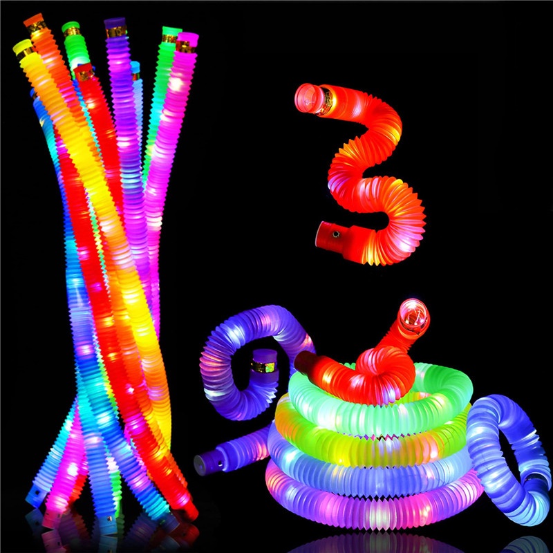 Luminous Flash Pop Tubes Sensory Toy for Adult Stress Relieve Toys ...