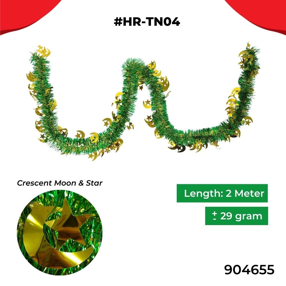 HOFS Raya Tinsel Ceiling Deco Banner Party Garland Hamper Raya Hiasan ...