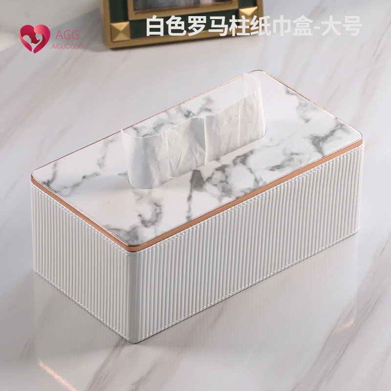 Leather hotel tissue box, living room tissue box, commercial toilet ...