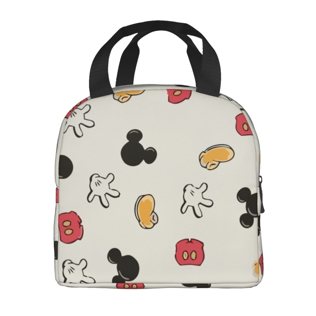 Mickeys Mouse Lunch Bag Insulated Lunch Box Women/Men's Reusable ...