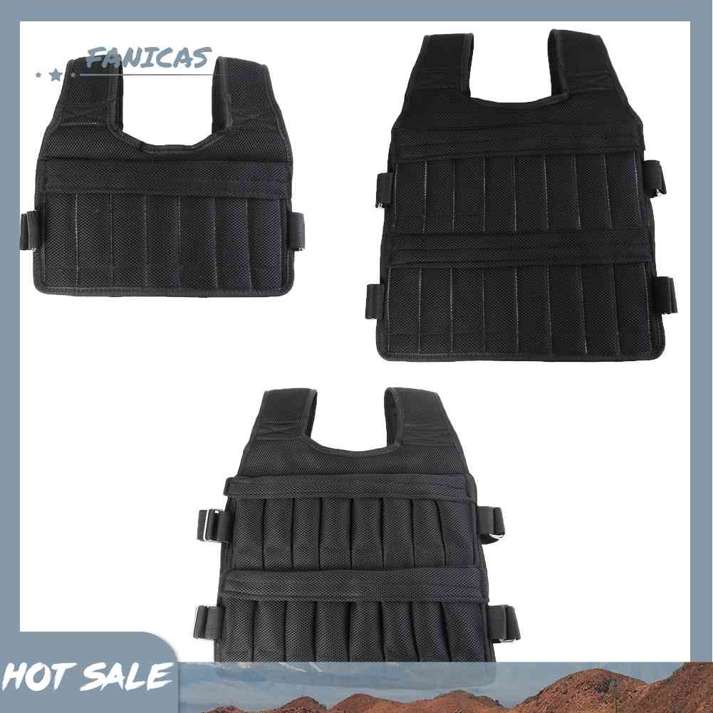 Unisex 5/15/20/30/50KG Max Loading Adjustable Workout Weight Weighted ...