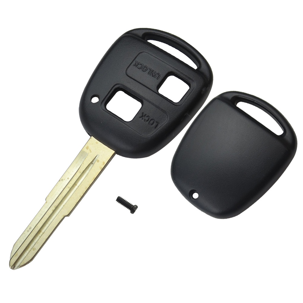 Passo Key shell Case Replacement Uncut key 2 Buttons TOY41R Blade ...