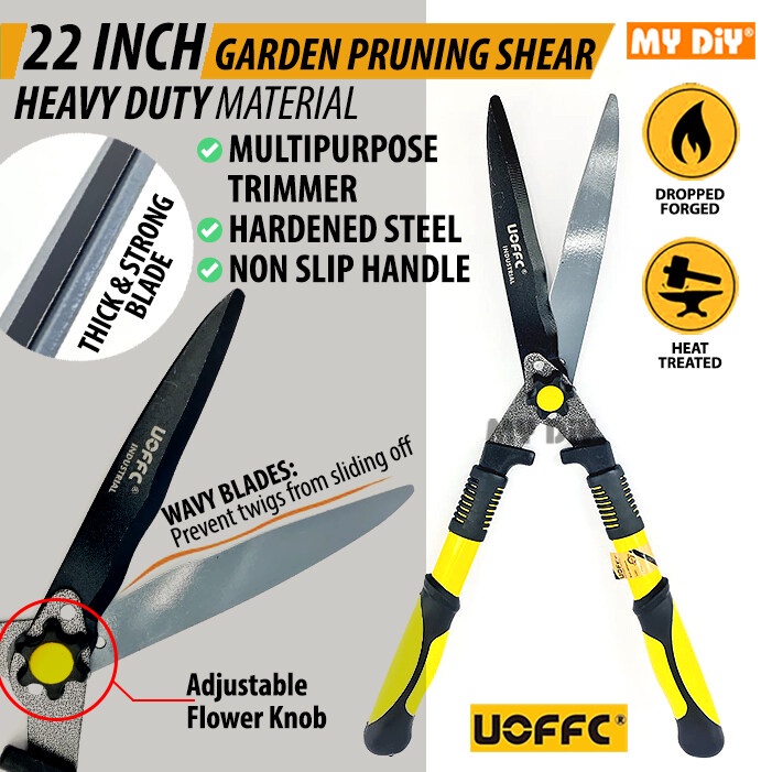 DIY Online4u - UOFFC 22inch Garden Pruning Shear Grass Trimmer Cutter ...