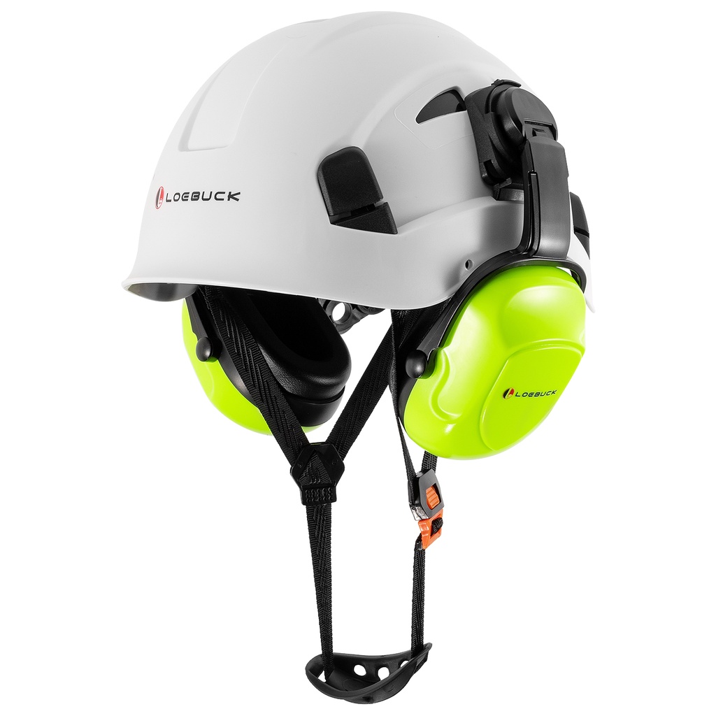 LOEBUCK American style construction work safety helmet with goggles and ...