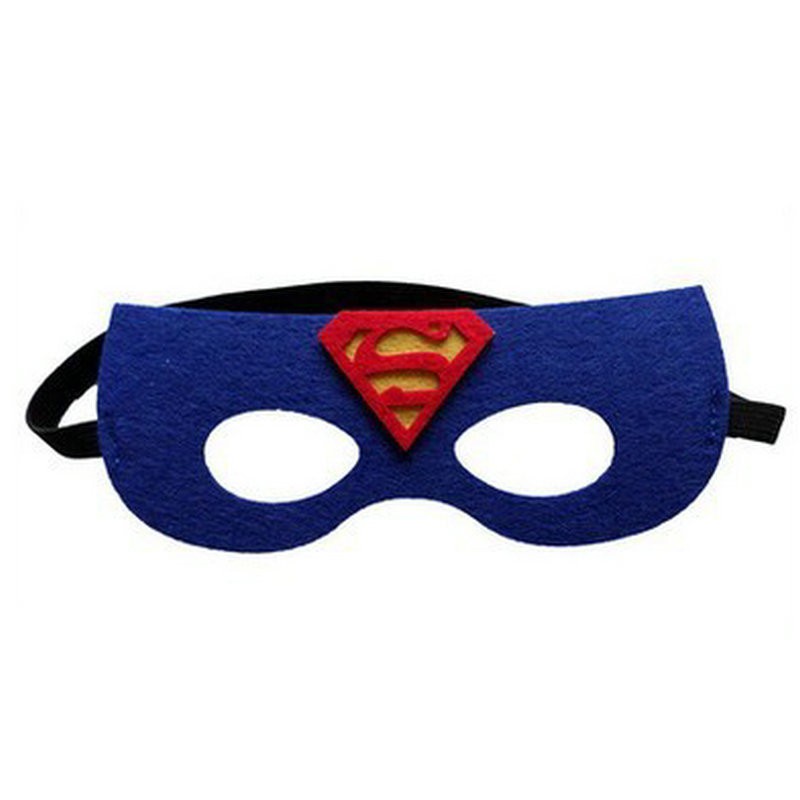 Superhero Mask Kids Cosplay Costume Superman Batman Hulk Iron Man Cape ...