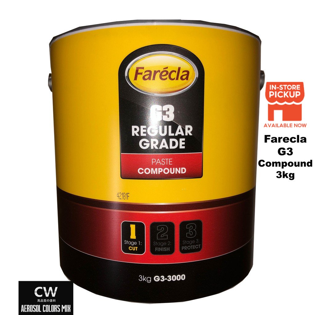 [ 3KG Farecla G3 Rubbing Compound Tube ] 🚗 Hilang Cara 🚗 REGULAR GRADE ...