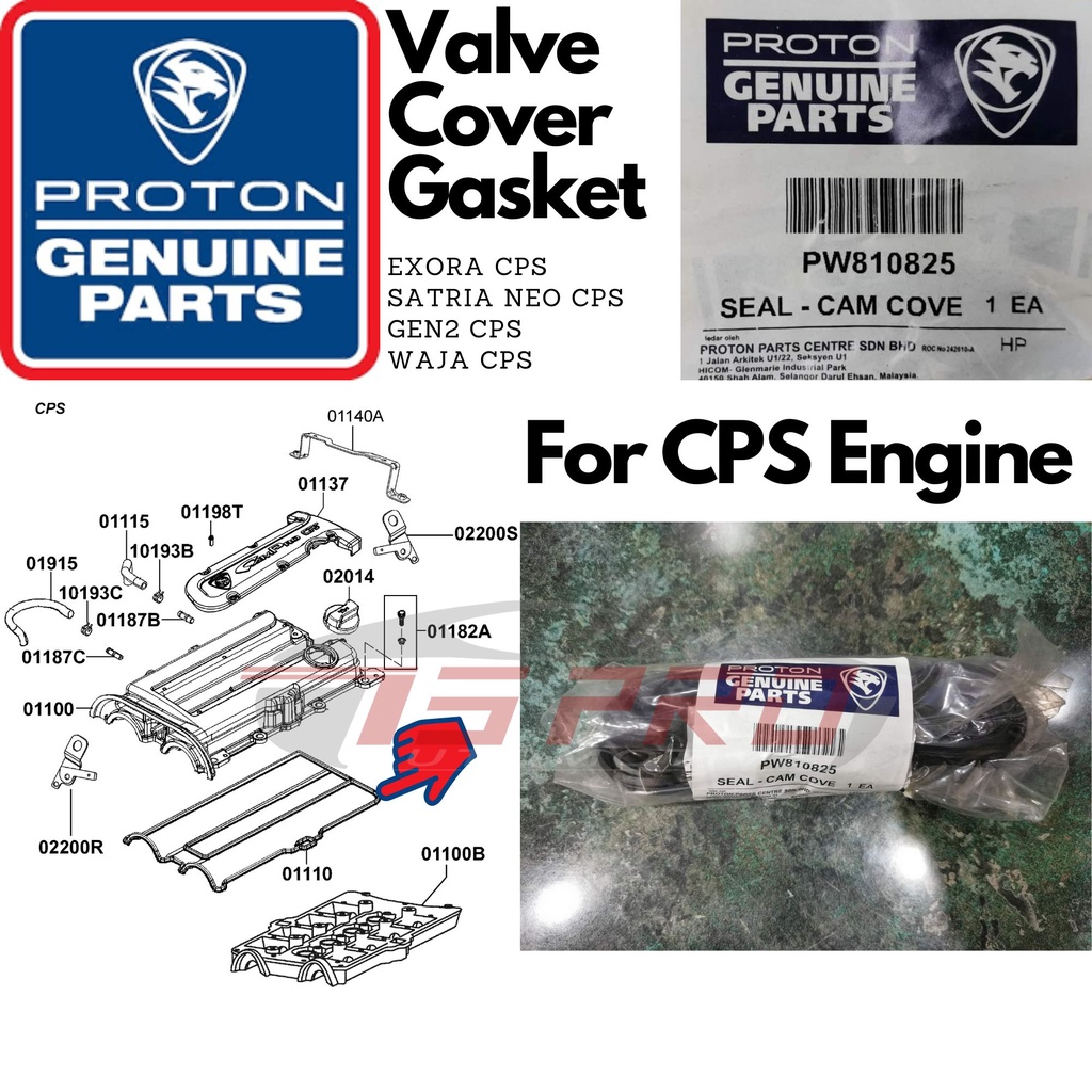 Proton Exora CPS Gen2 CPS Satria Neo CPS Waja CPS Genuine Rocker Valve ...