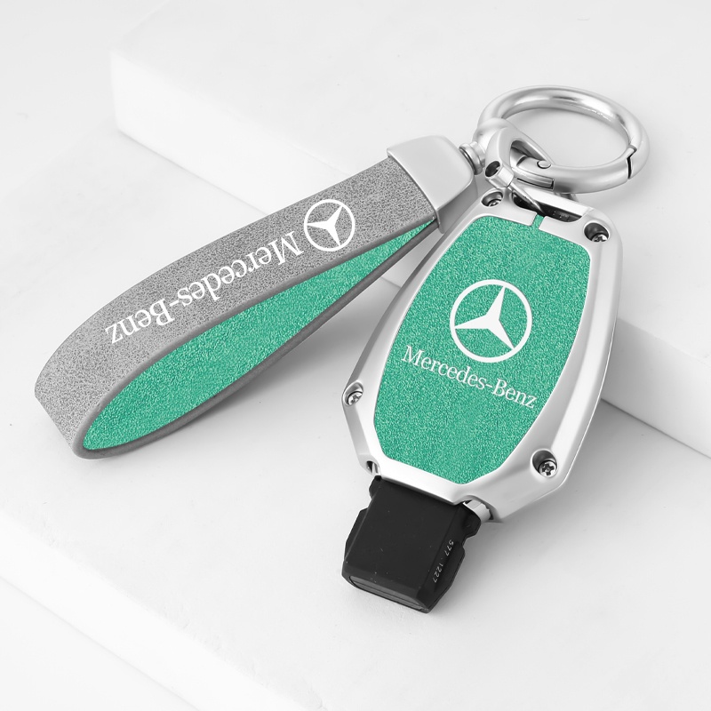 Zinc Alloy Benz Car Key Case Car Key Cover Keychain For Mercedes Benz A ...