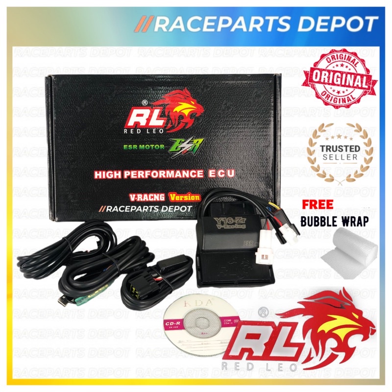 RED LEO Ecu VRacing Y15zr/Y16zr/R15/Mt-15/Rsx/Rs150/Wave125fi 2020 ...