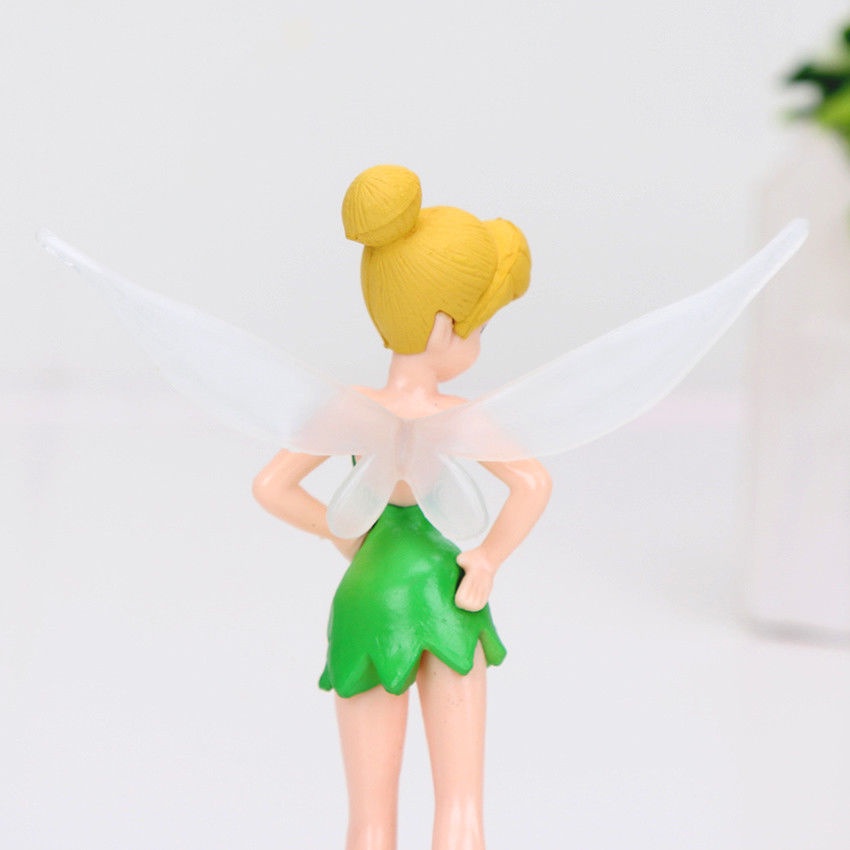 Pvc Tinkerbell Adorable Fairy Action Figures Set For Kids Multiple In ...