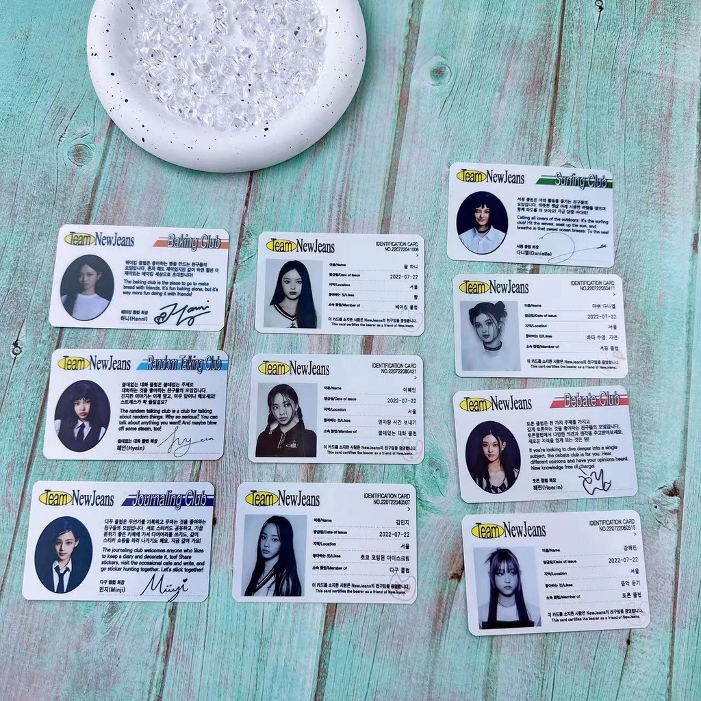 Kpop 1st EP Bluebook Ver. ID Card Photocard | Shopee Malaysia
