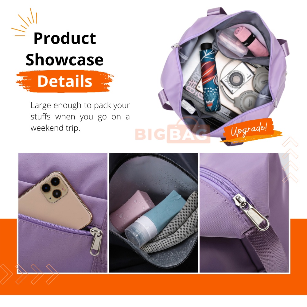 Beg Travel Bag Waterproof Beg Baju Travel Murah Beg Balik Kampung Besar ...